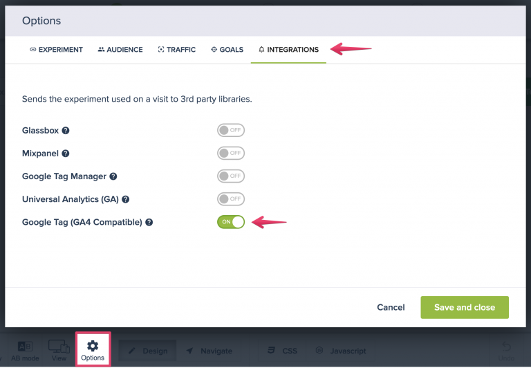 Integrate Convertize with Google Analytics 4 (GA4) - Convertize